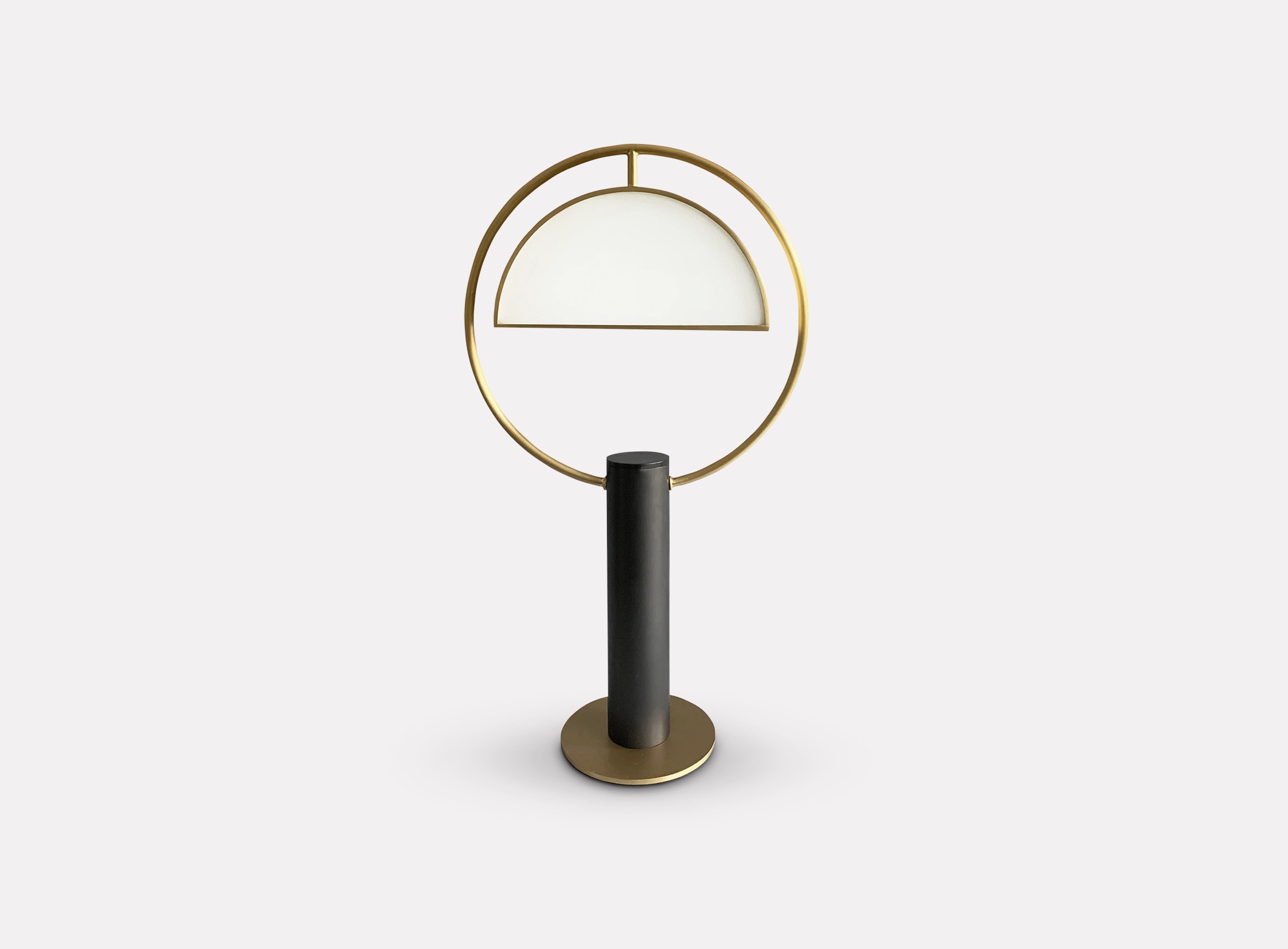 Half in Circle Table Lamp by Square In Circle | Curio